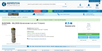 Request a Quote Help | Kempston Controls Electronic Components Distributor